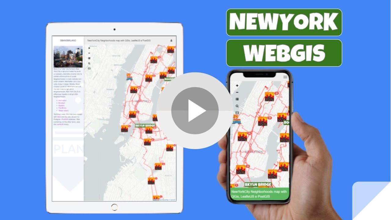 Creare un WebGIS con StoryMap di New York City - YouTube