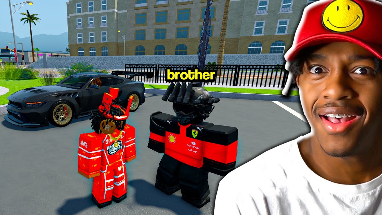 I TAUGHT MY LITTLE BROTHER HOW TO PLAY ROBLOX DRIVING EMPIRE - YouTube