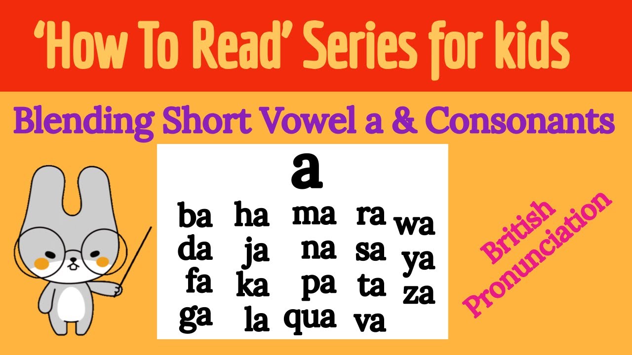 Learn to Read Letter Blending a & b,d,f,g,h... - Preschool Reading ...