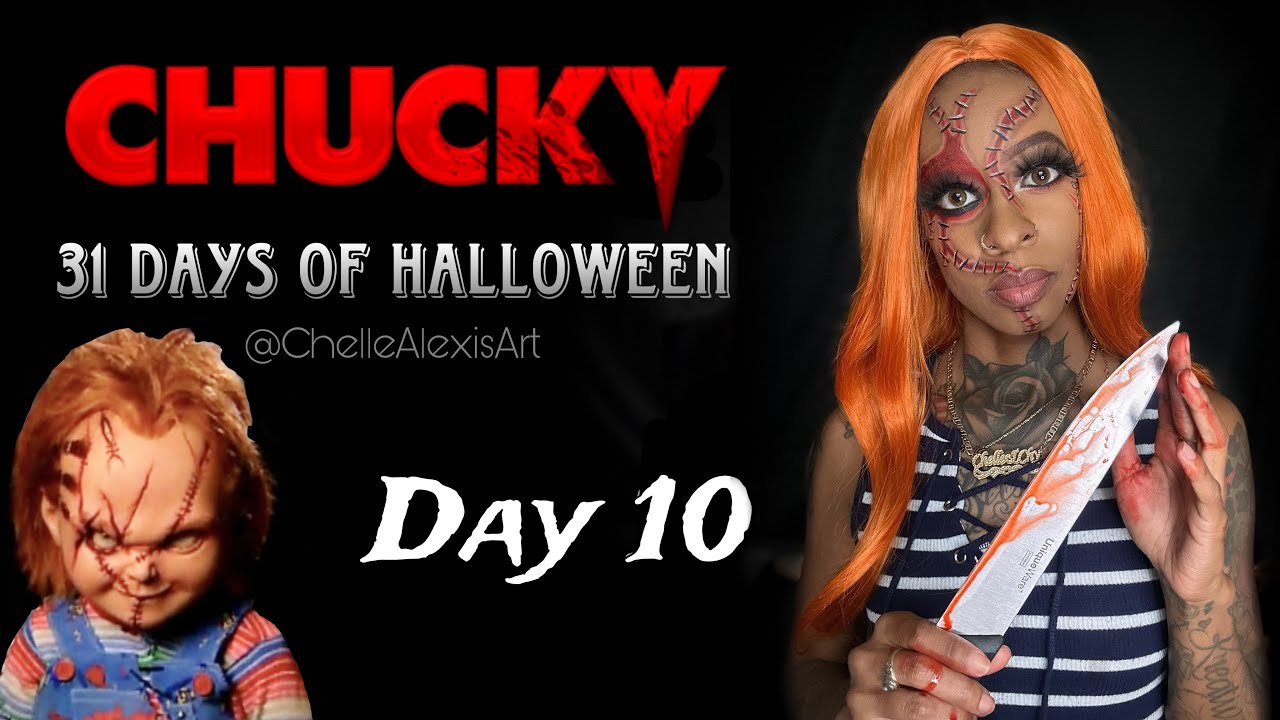 Day 10 | 31 Days of Halloween • Chucky Makeup Tutorial - YouTube