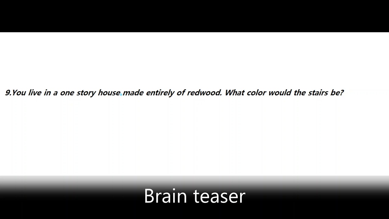 5 second riddle Dr.RiddleNo.1 - YouTube