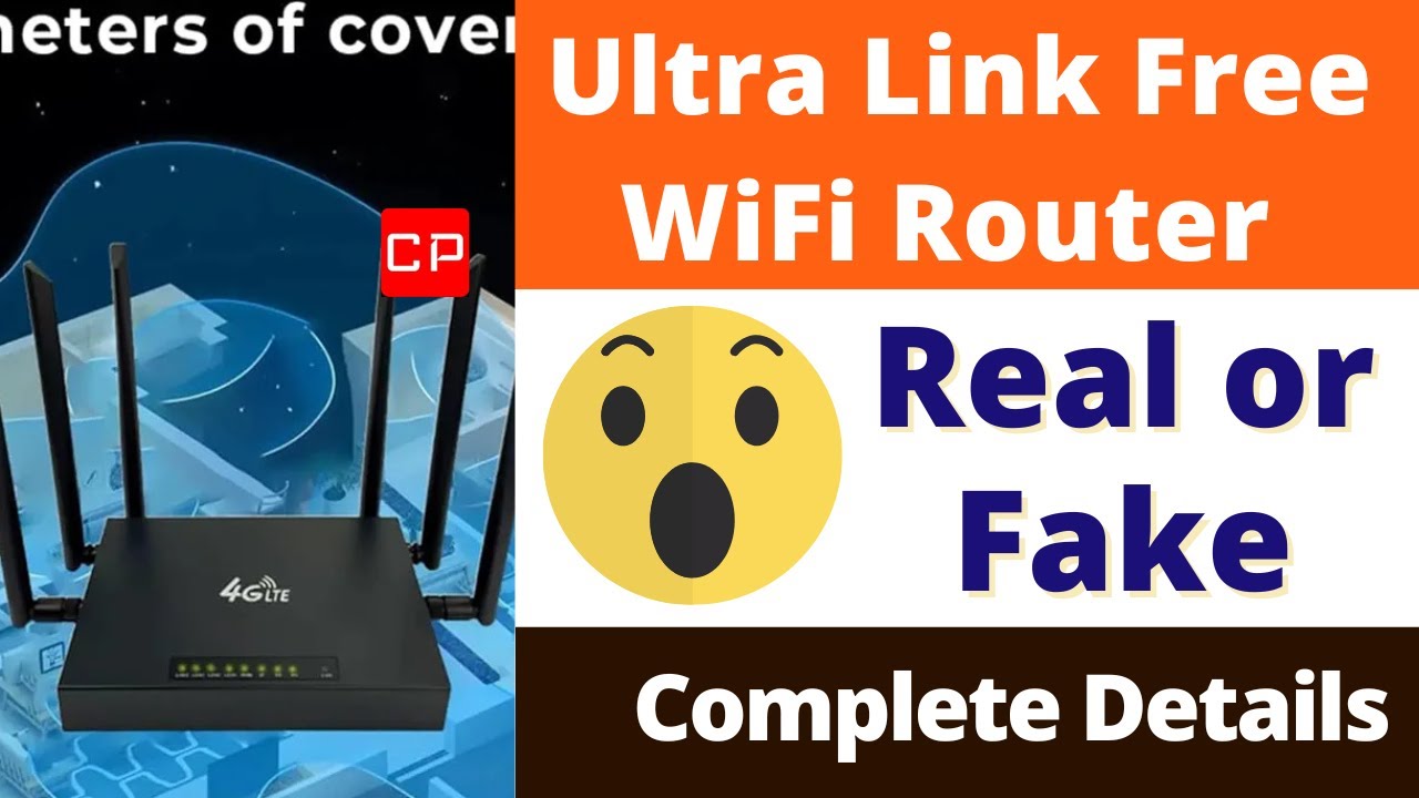 Ultra Link Free WiFi Router Real or Fake | Ultra Link Free WiFi Router ...