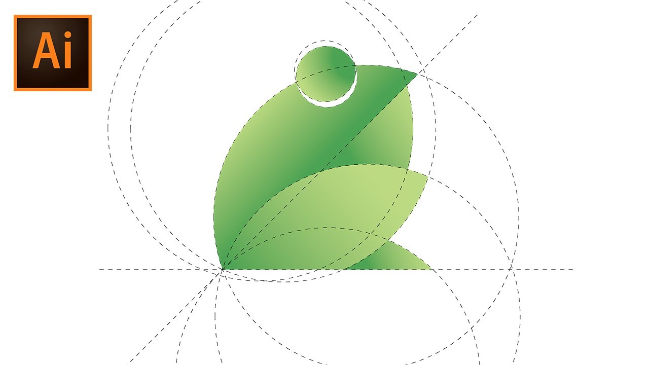 Golden Ratio Frog Logo | Follow Along Tutorial | Adobe Illustrator ...