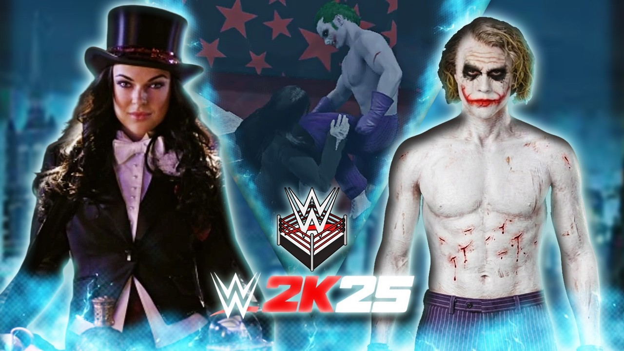 Zatanna vs. Joker | Extreme Rules Match - WWE 2K25 - YouTube