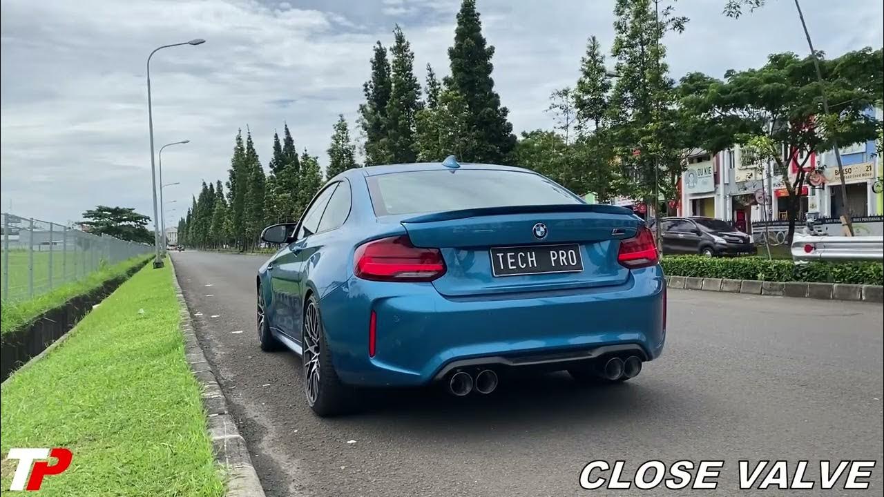 BMW M2 Competition F87 S55 Engine with Tech Pro Turbo-back Performance Valvetronic Exhaust ...