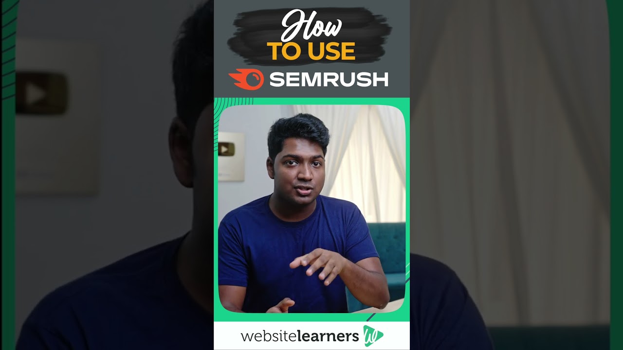 How To Use Semrush For Seo And Keyword Research - YouTube