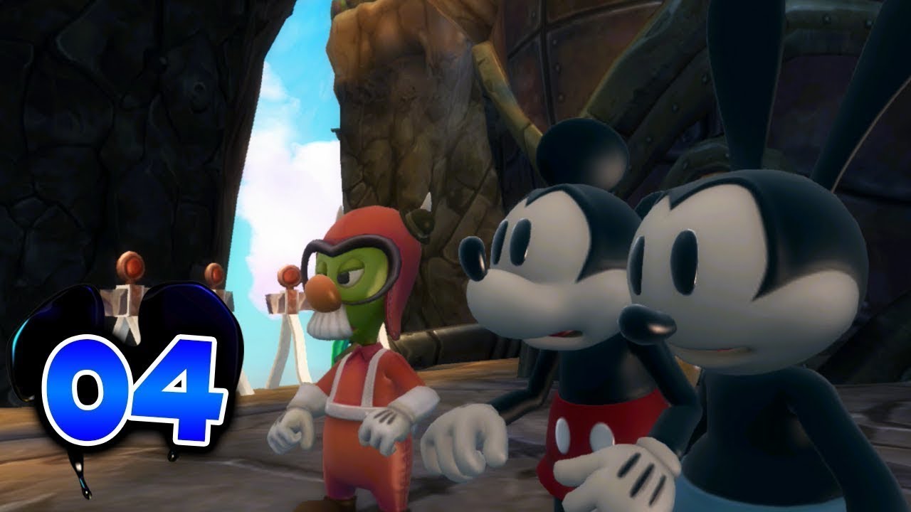 playing bad ass epic mickey part 4 - YouTube