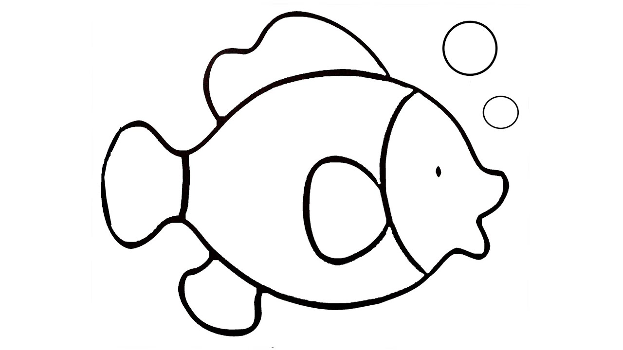HOW TO DRAW A FISH EASILY AND SIMPLY / DRAWING TRAINING - YouTube