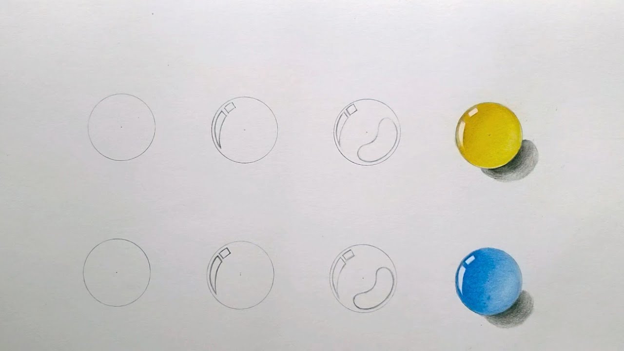 How to draw round gemstones? - YouTube