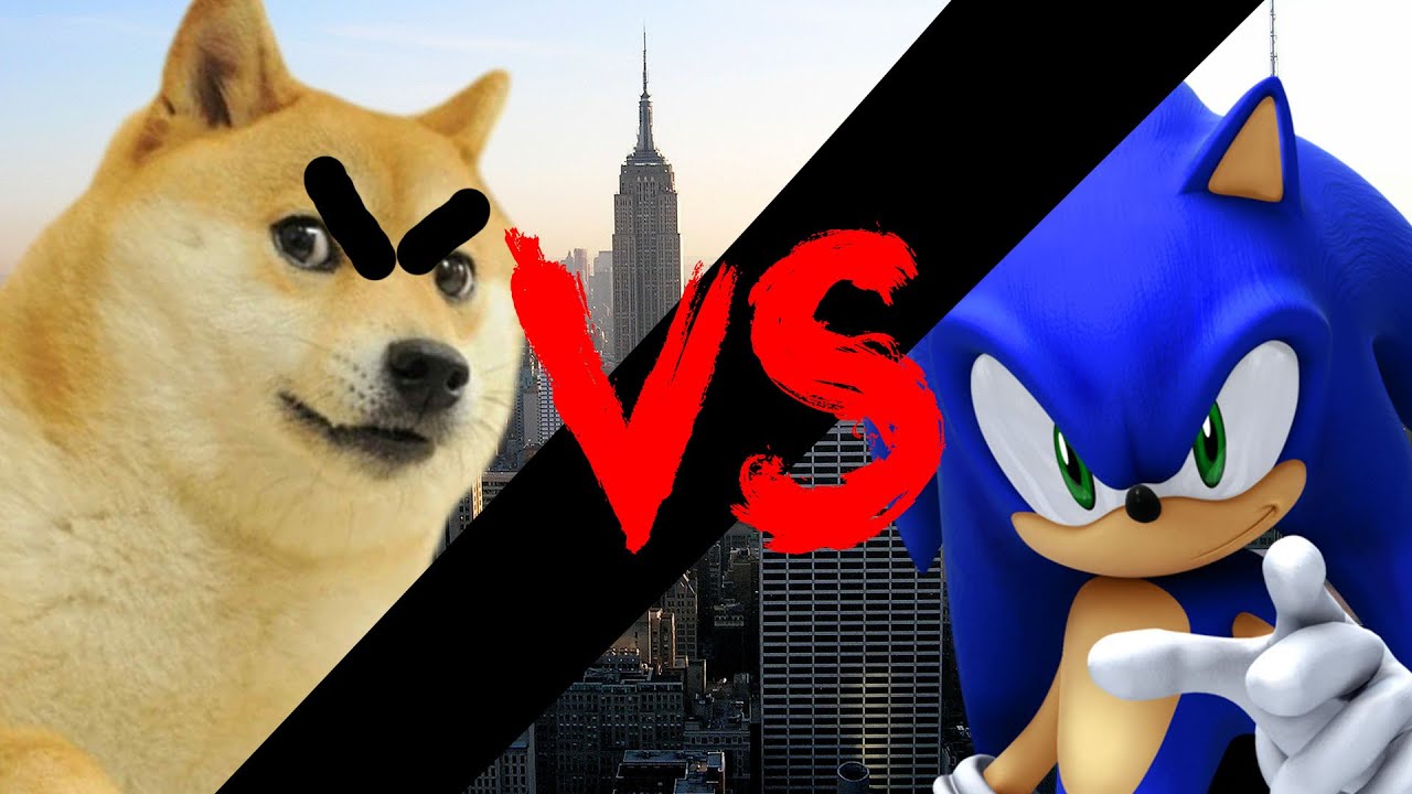 Doge vs sonic!!! (epic battle to the death) - YouTube