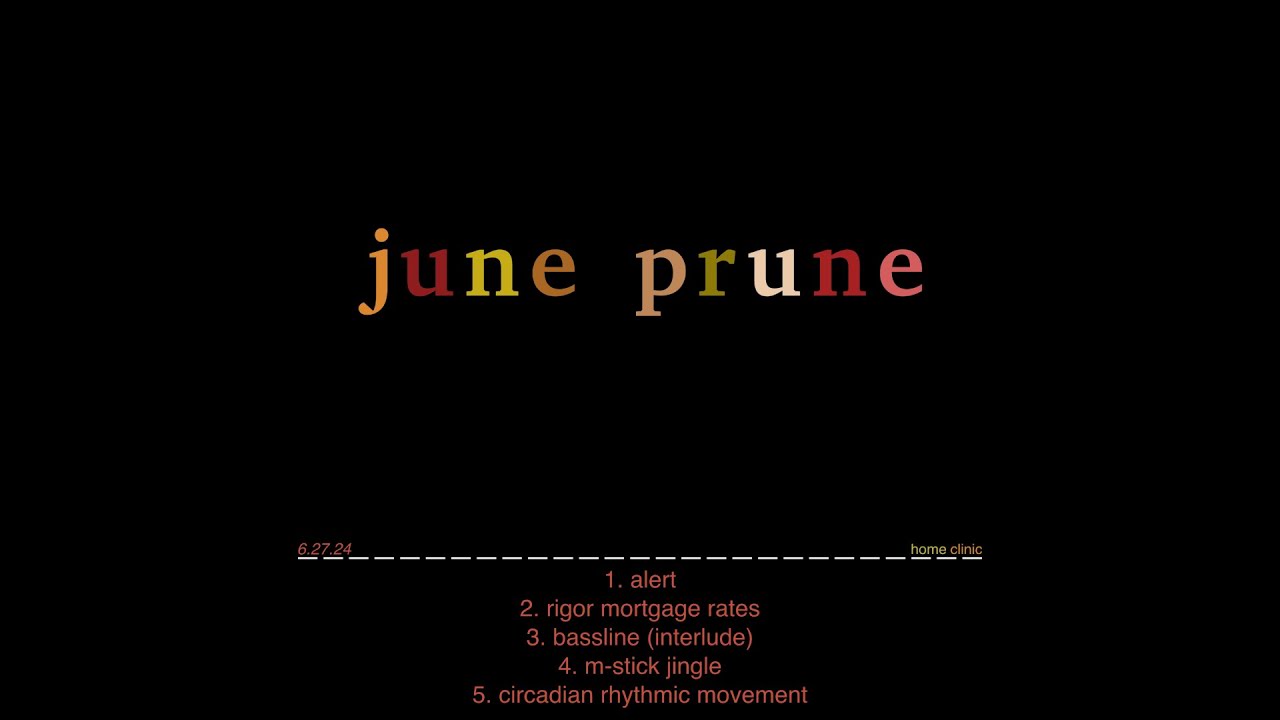 clinic home - june prune (2024) - YouTube