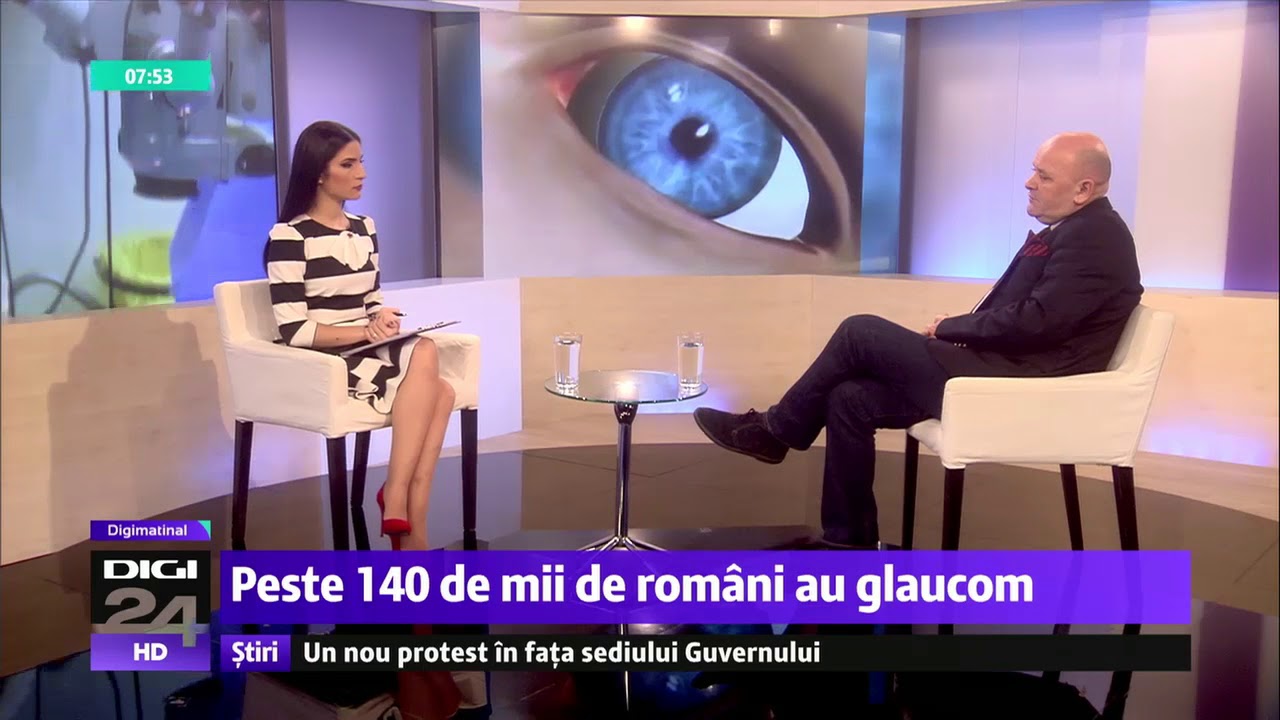 Conf.Univ.Dr. Potop Vasile despre Glaucom, la DIGI24 Matinal, 20.03. ...