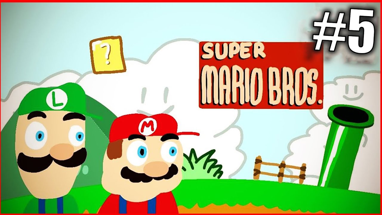 Let's Play Super Mario Bros! PT 5 Hunter Rage Quits! - YouTube