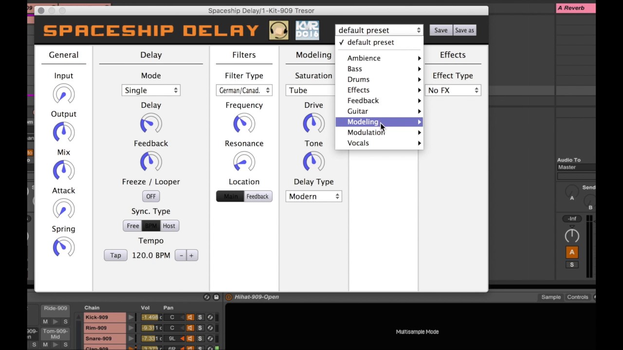 Spaceship Delay - free VST plug-in effect hands-on - YouTube