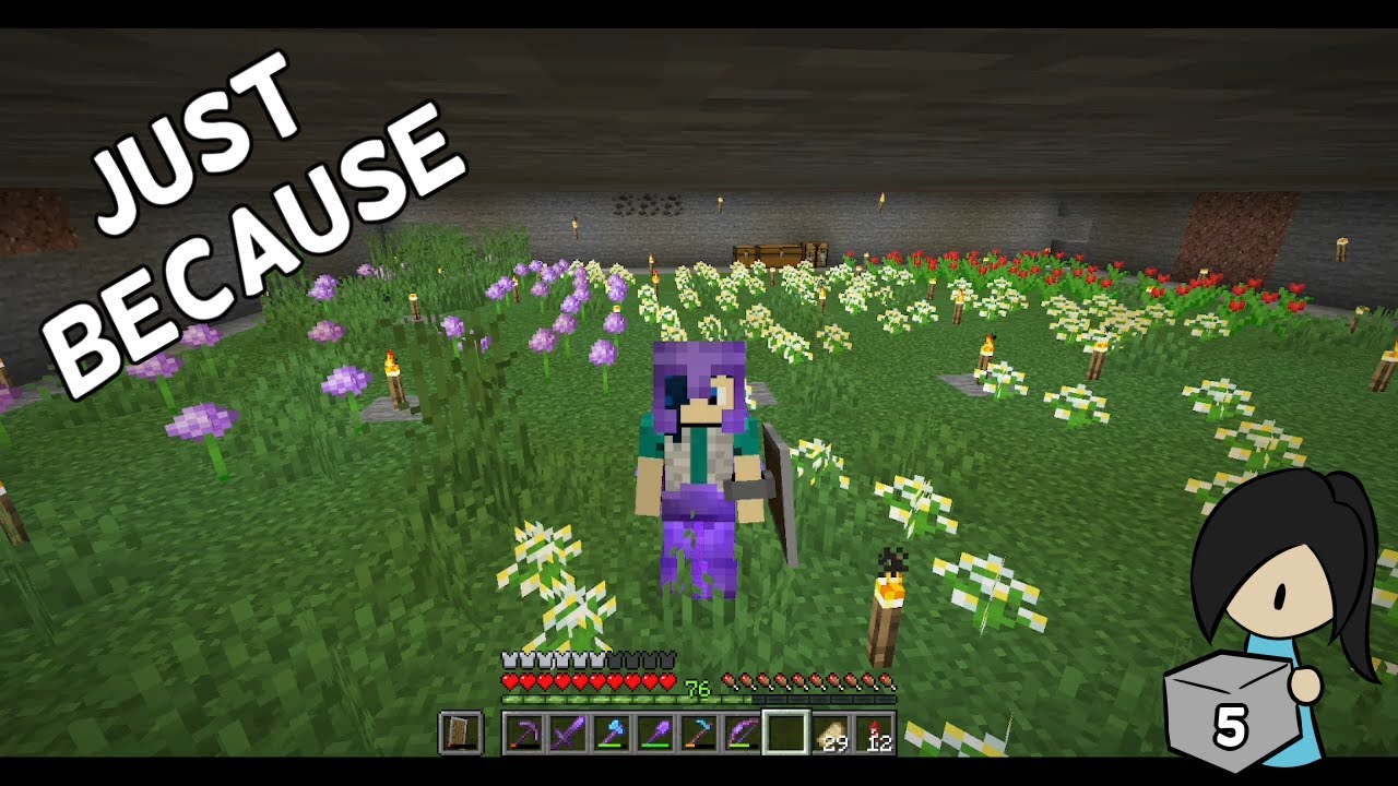 Just Because Minecraft - Ep. 5: Buzzy, Busy Bees! - YouTube