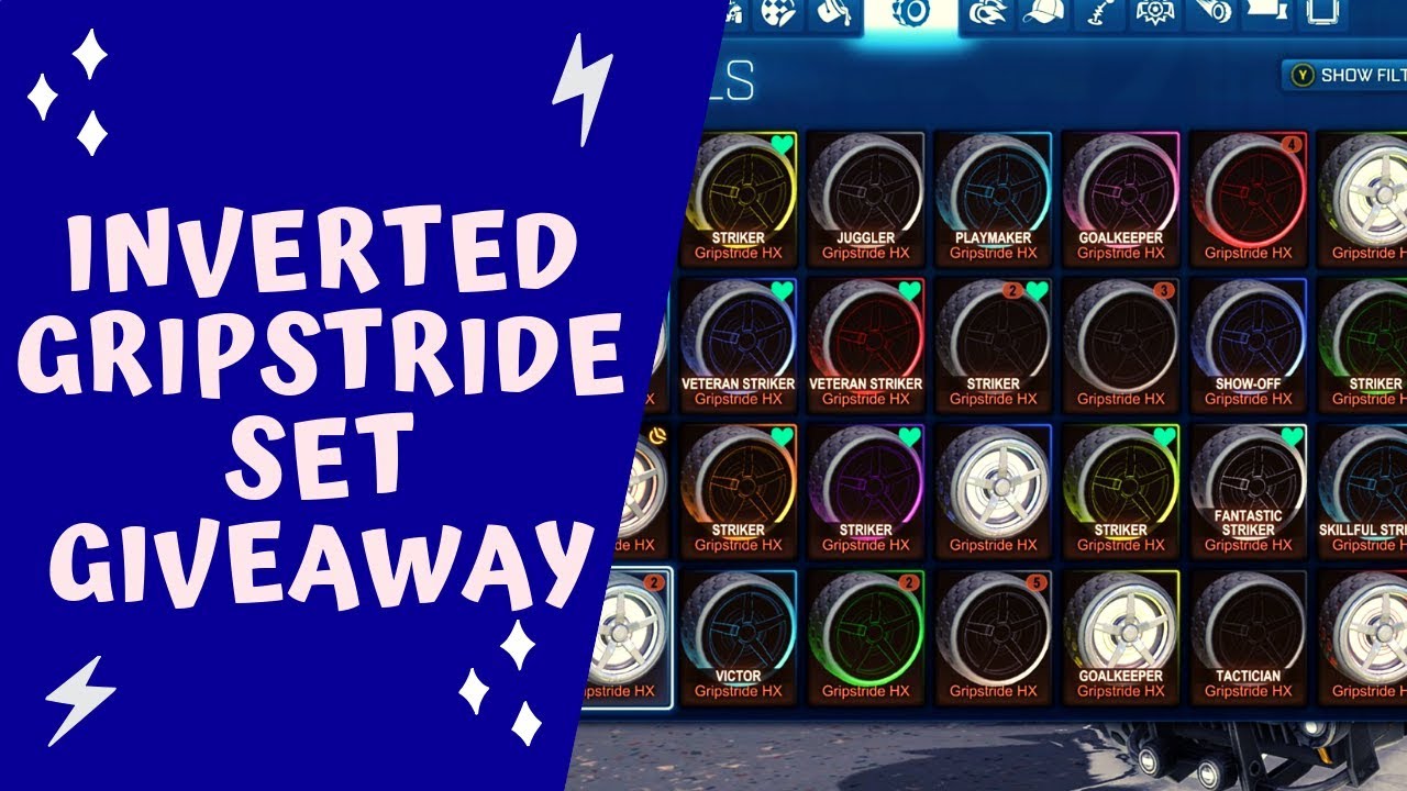 Rocket League Montage and Inverted Grip-stride Set Giveaway - YouTube