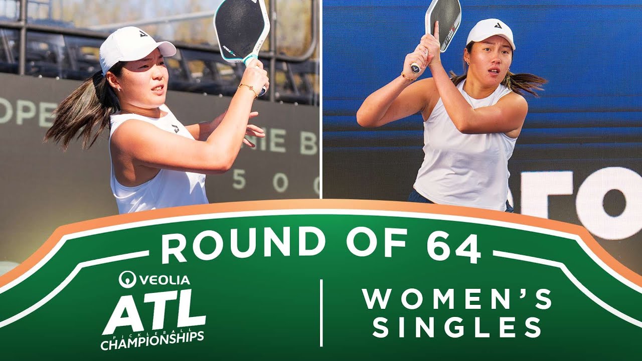 Chao Yi Wang v Yufei Long at the Veolia Atlanta Pickleball ...