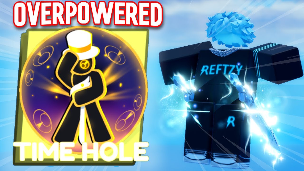 NEW TIME HOLE Ability is OVERPOWERED.. (Roblox Blade Ball) - YouTube