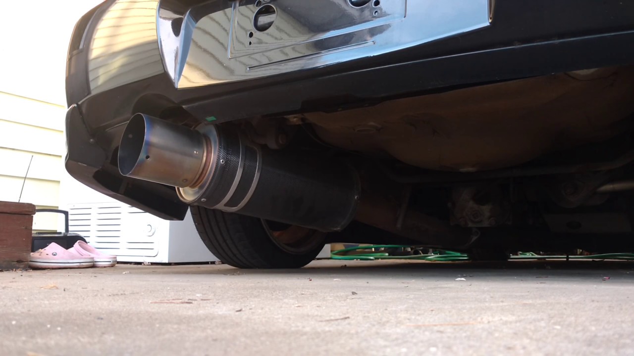 05 STI Cobb downpipe carbon hks exhaust - YouTube