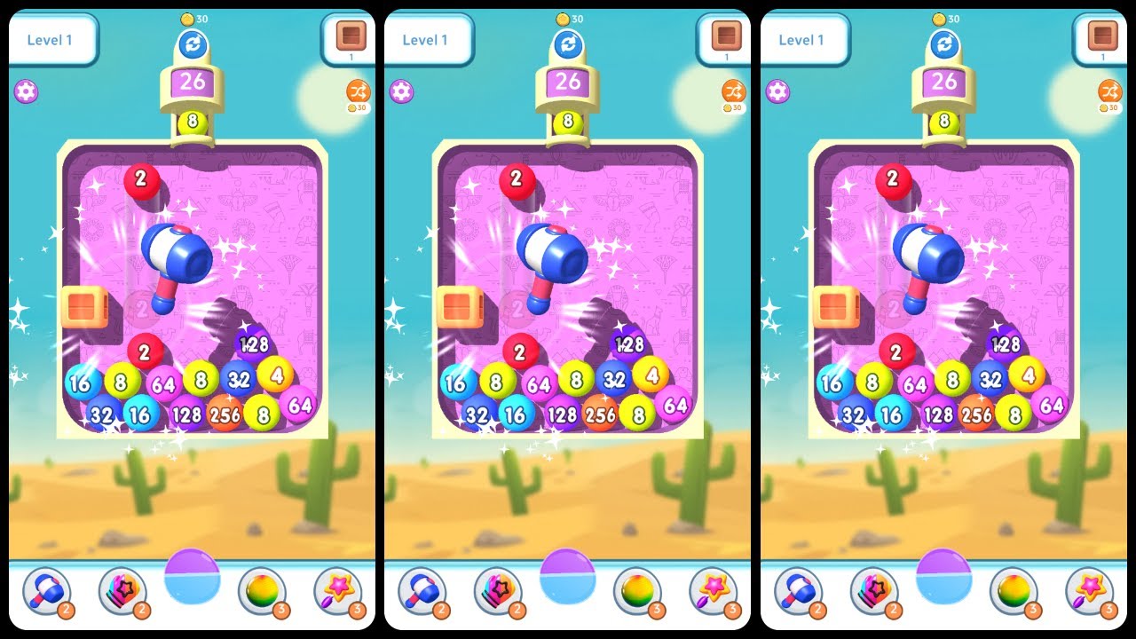 Bubble Blast 2048 Game Gameplay Android Mobile - YouTube