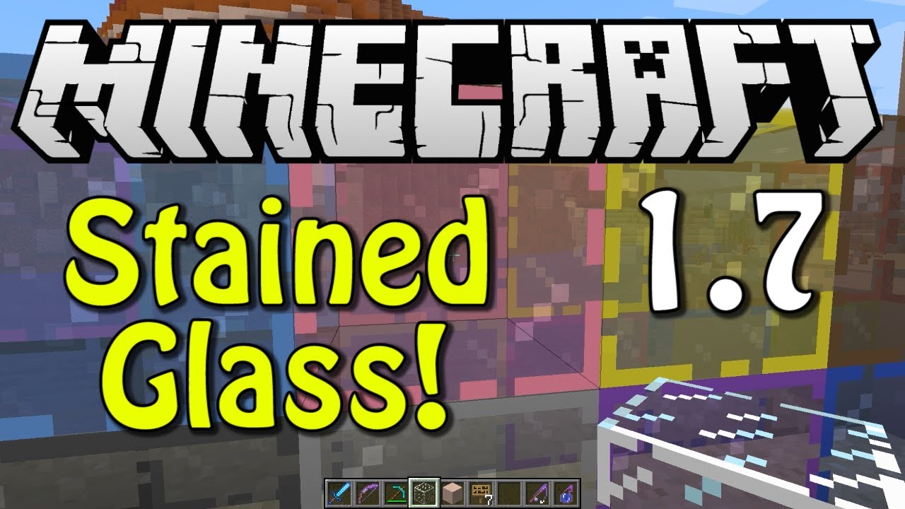 Minecraft 1.7 Snapshot 13w41a - STAINED GLASS! BETTER PEFORMANCE! - YouTube