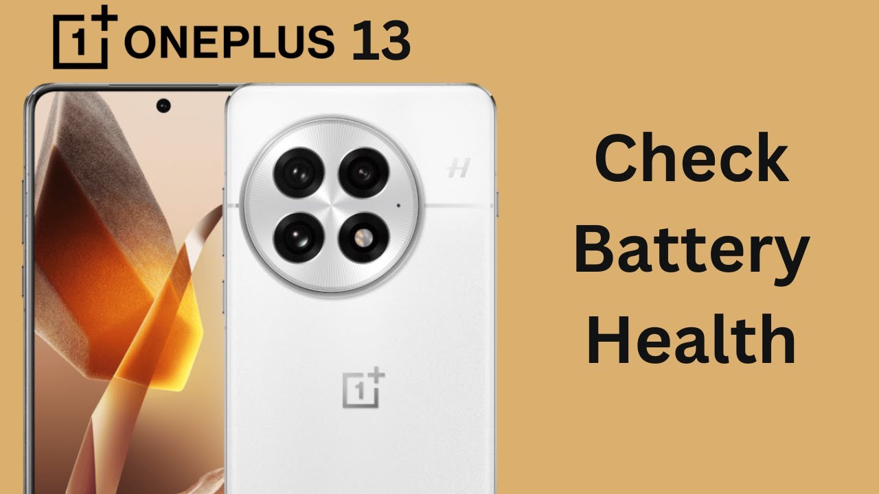 How To Check Battery Health Of OnePlus 13 - YouTube