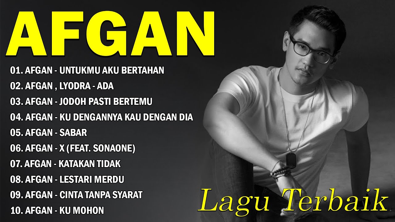 Afgan [ Full Album Lirik Terbaik 2025 ] Lagu Indonesia Terpopuler ...