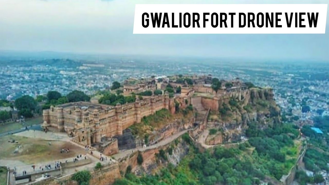 Gwalior Fort Drone & Aerial View Video Shoot #royalnagvanshi - YouTube