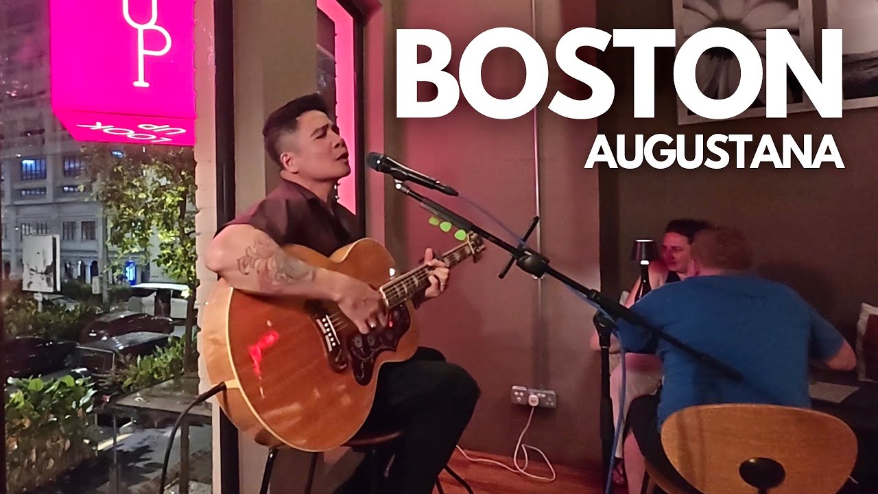 Boston - Augustana Acoustic Cover by Joven Goce - YouTube