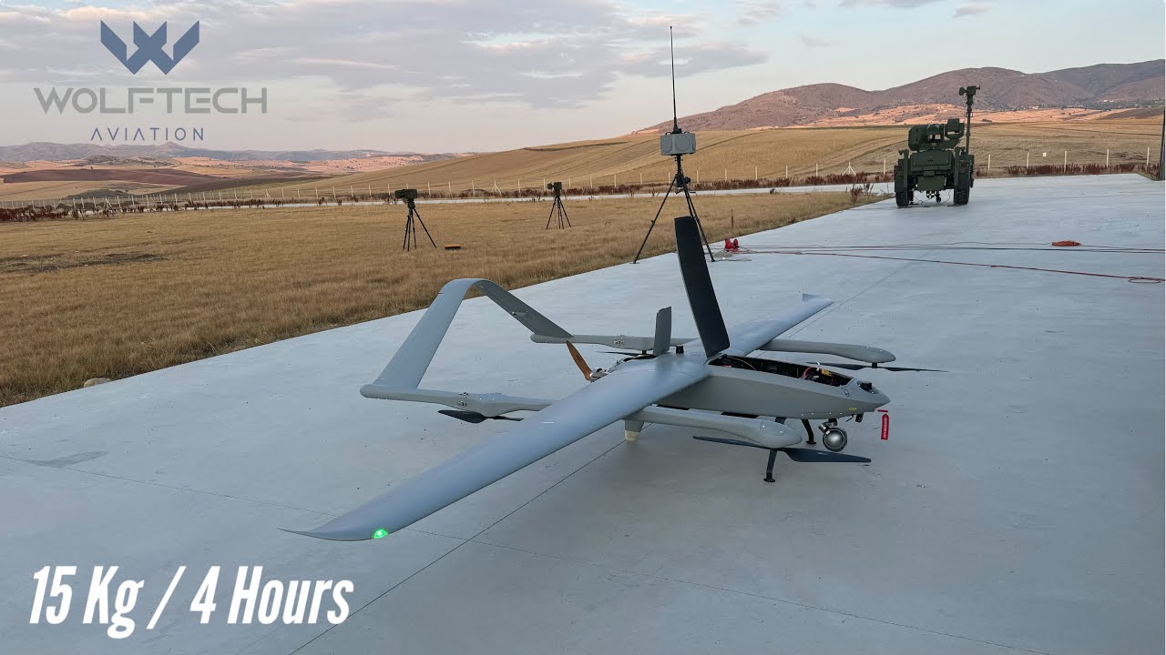 Hybrid VTOL Drone - 15 KG PAYLOAD / 4 HOURS - YouTube