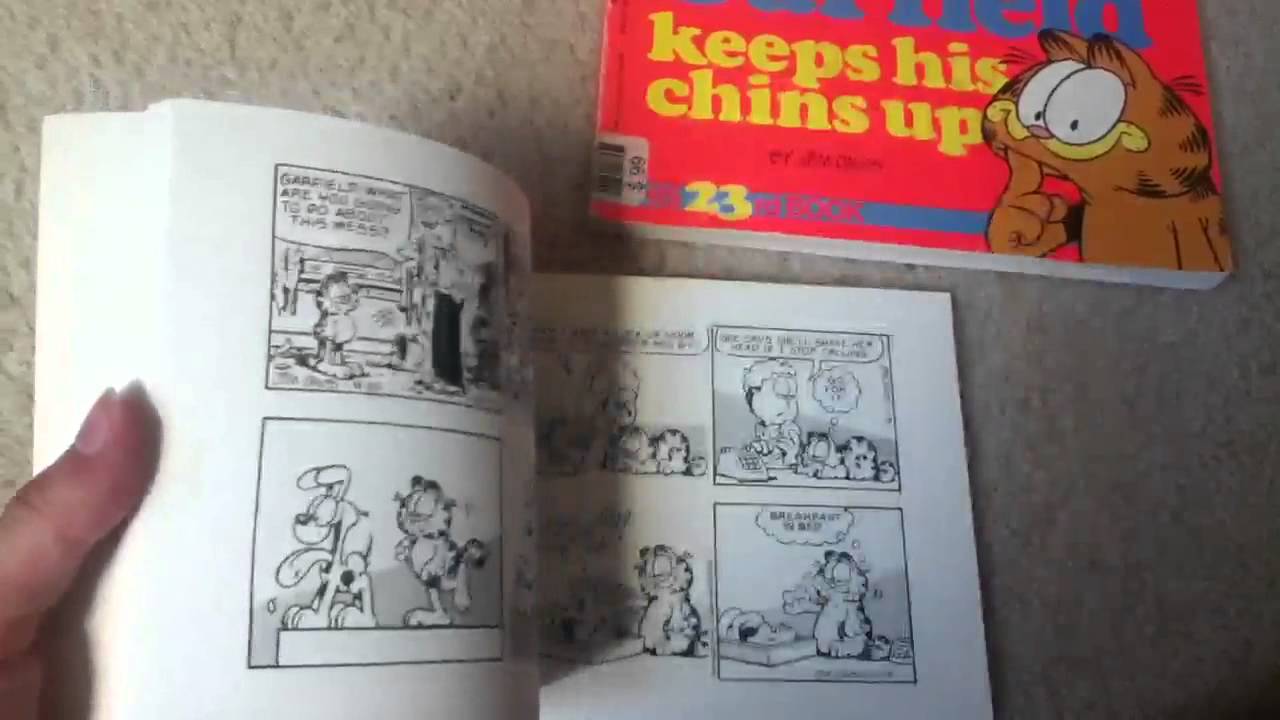 My Garfield Book Collection - YouTube