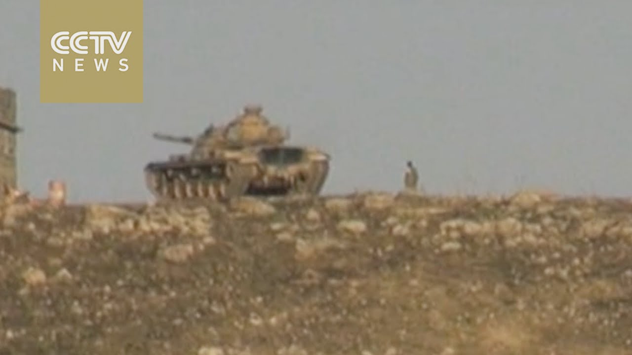 Turkey starts building wall along border with Syria - YouTube