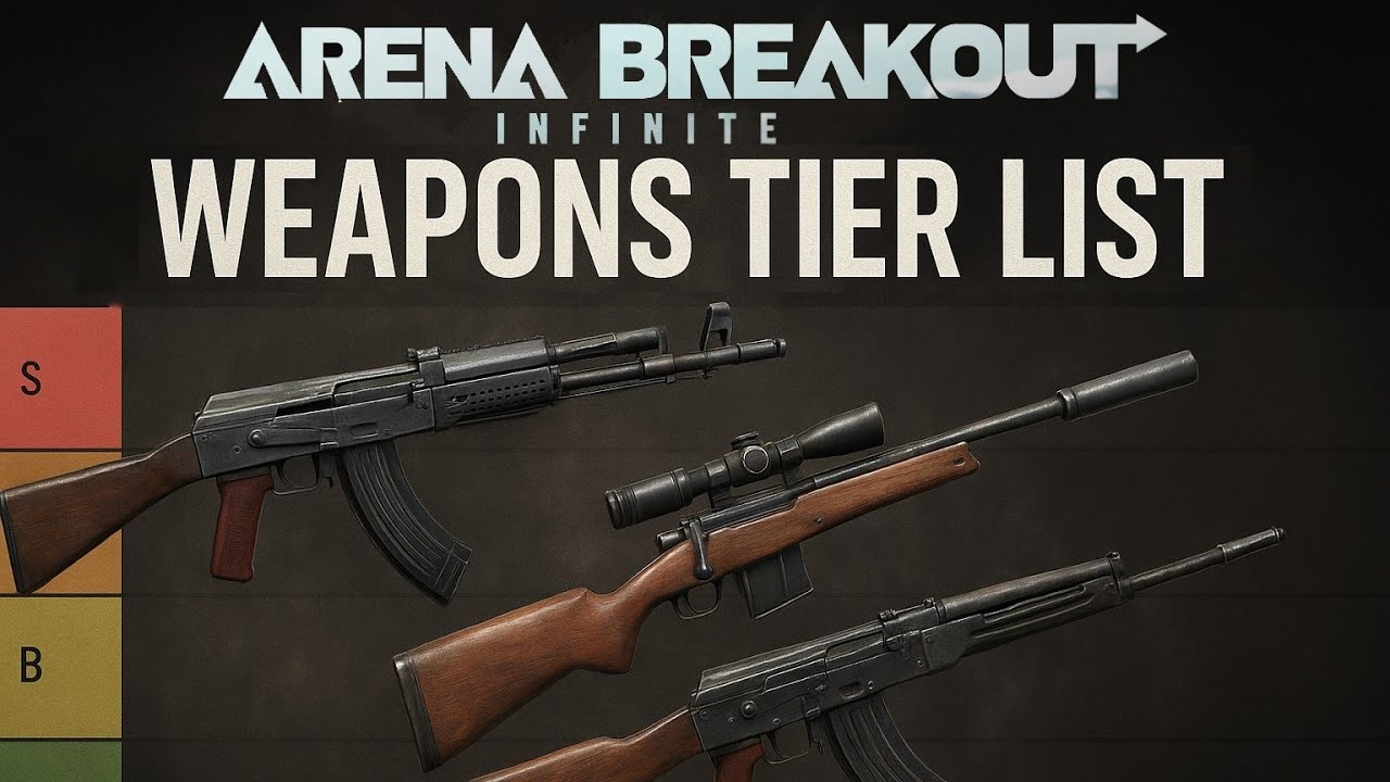 ULTIMATE Arena Breakout Infinite Weapons Tier List - YouTube