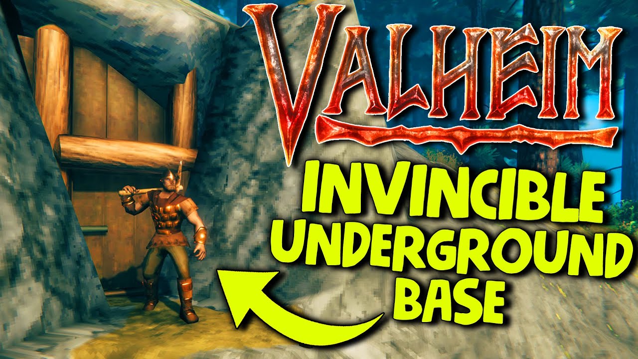 I Built An INVINCIBLE UNDERGROUND BASE In Valheim! | Valheim Episode 5 ...