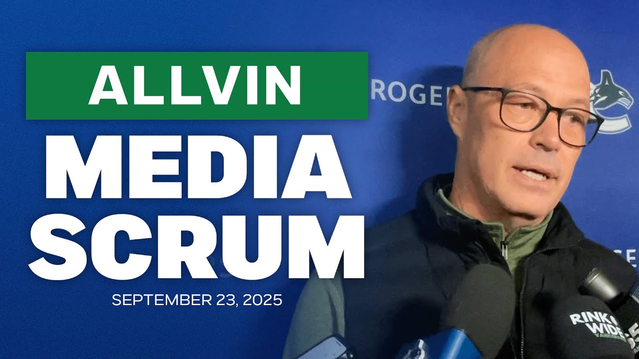 Patrik Allvin speaks following Canucks' training camp and first ...