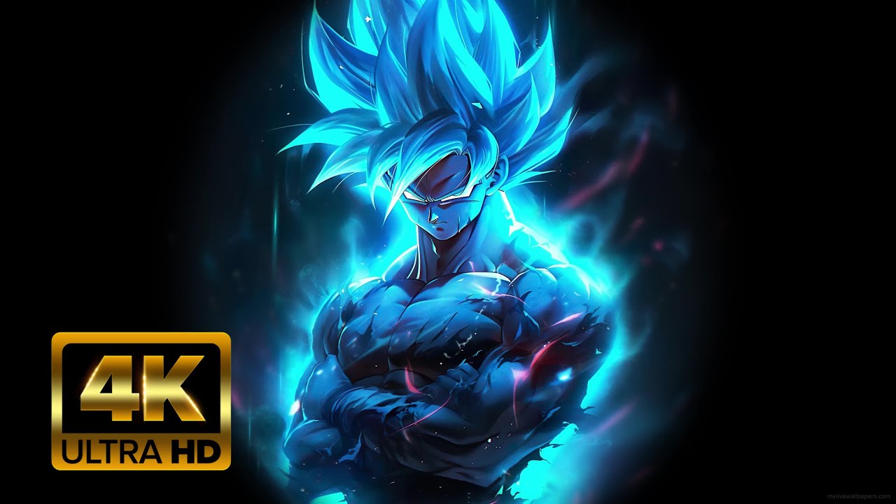 Goku Super Saiyan Blue 🥶Live 4K Wallpaper: Powerful Anime For PC # ...