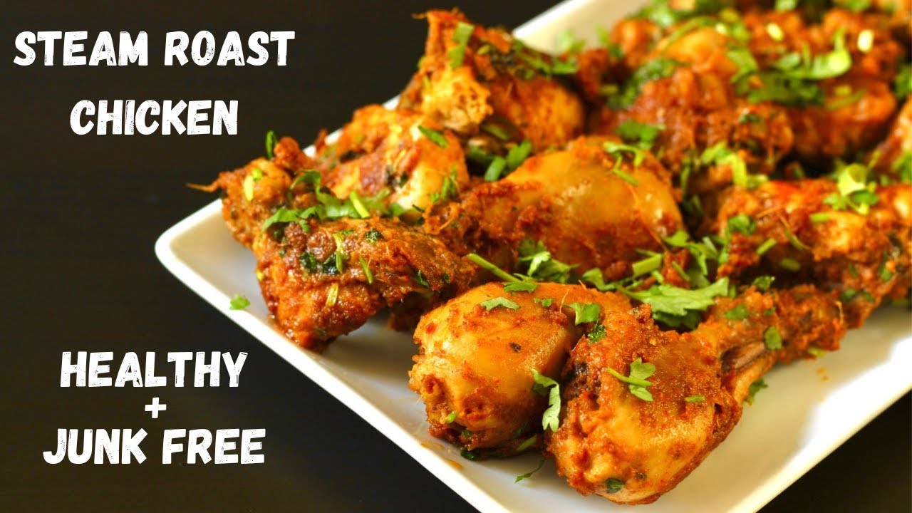 Easy Steam Chicken Roast Recipe by Butt Foodie Moodie - YouTube