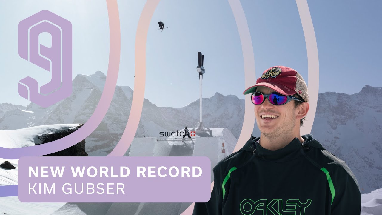 Kim Gubser - World Record - Highest Air on a Hip at Swatch Nines 2024 ...