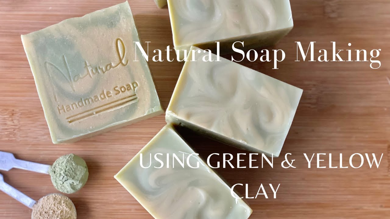 NATURAL SOAP MAKING USING CLAY FOR COLORANT - YouTube
