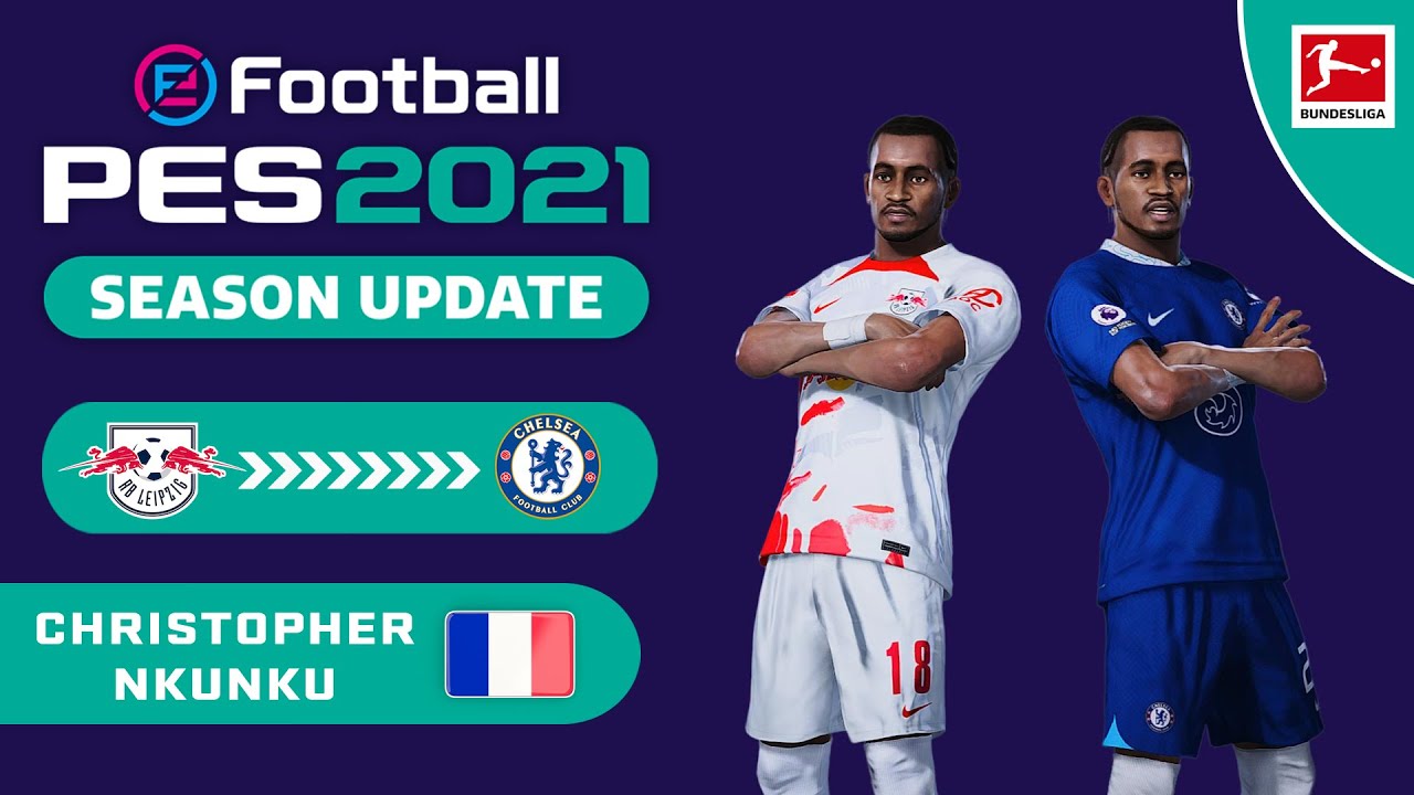 C. NKUNKU face+stats (RB Leipzig) How to create in PES 2021 - YouTube