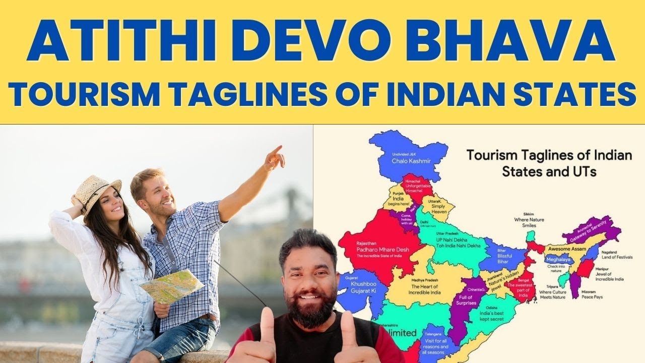 Tourism Taglines Of Indian State | State Wise Tourism Slogans | State ...