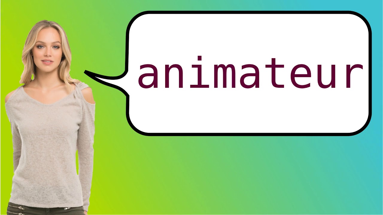 How to say 'entertainer' in French? - YouTube