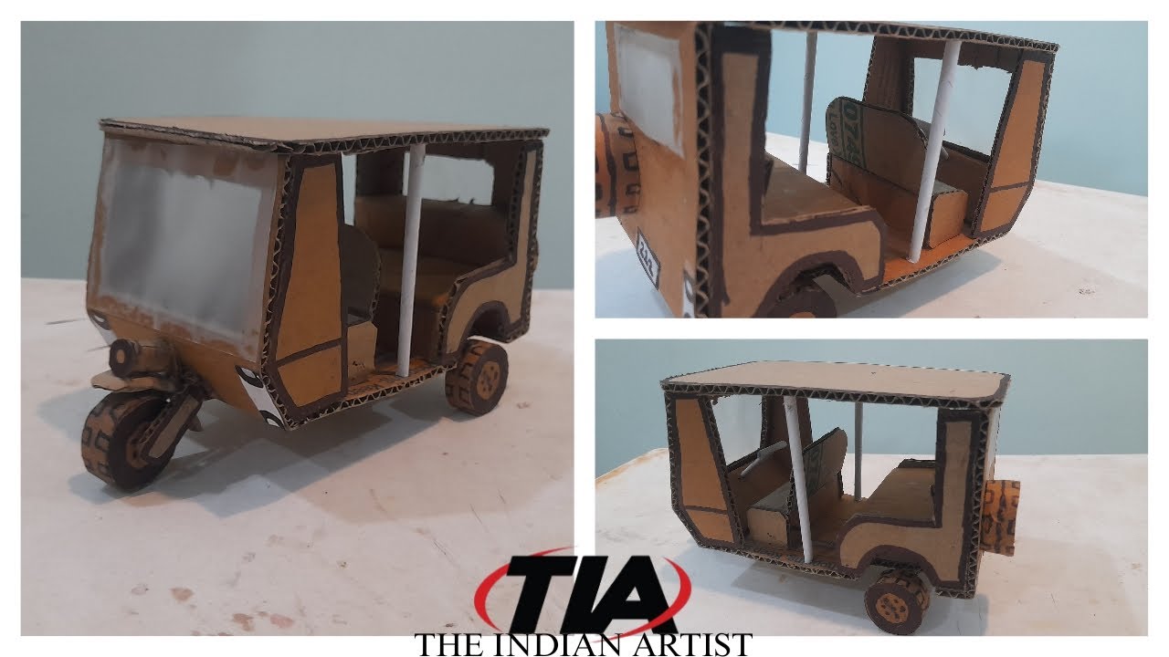 MINI TAMPO EASLY MAKING AT HOME// THE INDIAN ARTIST - YouTube