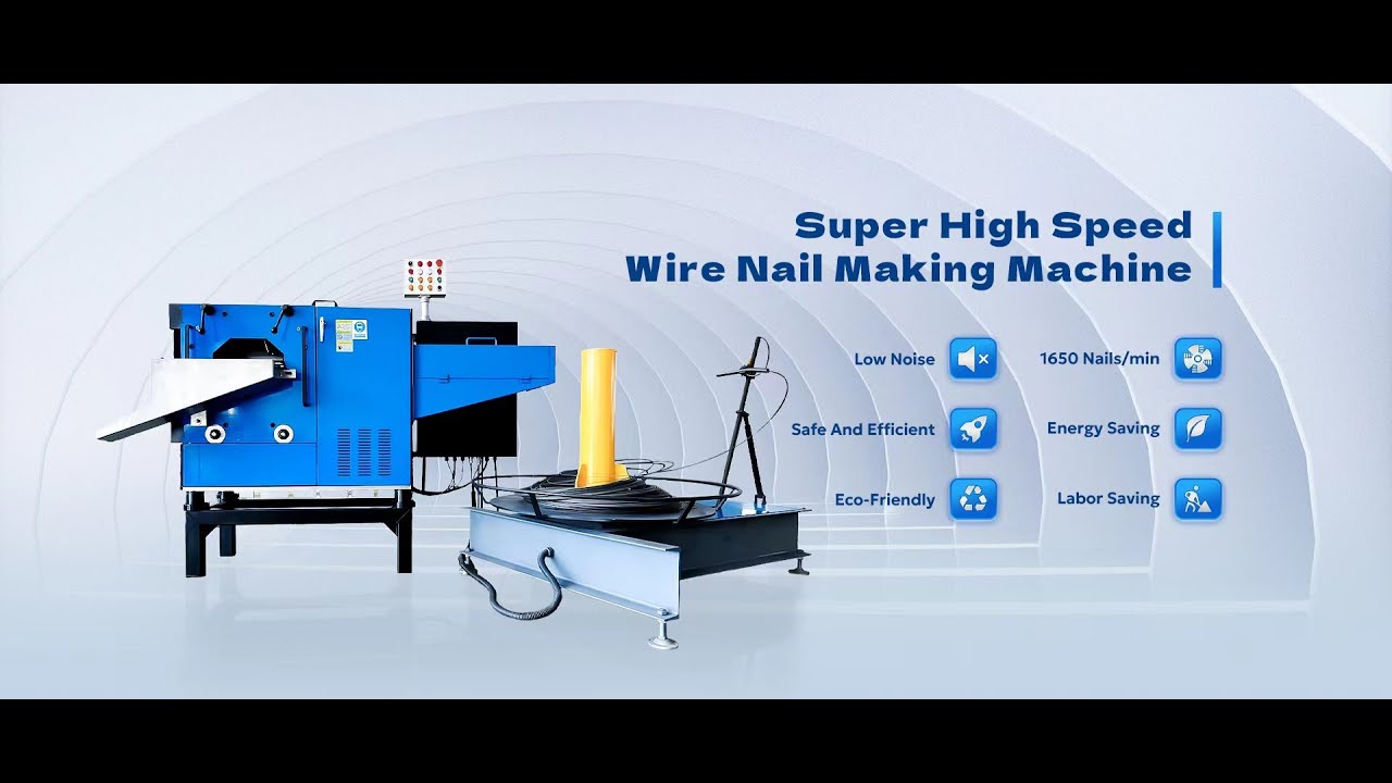China new-tech high speed nail making machine factory testing 2.1mm and ...