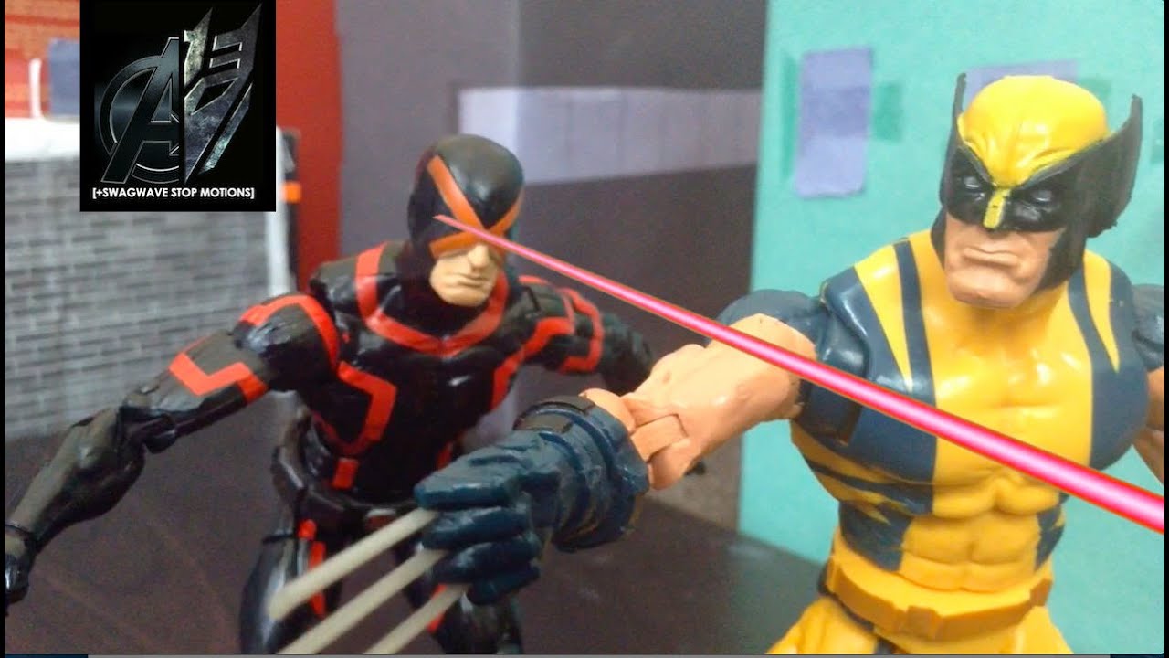 Wolverine Stop Motion - Wolverine vs Cyclops - YouTube