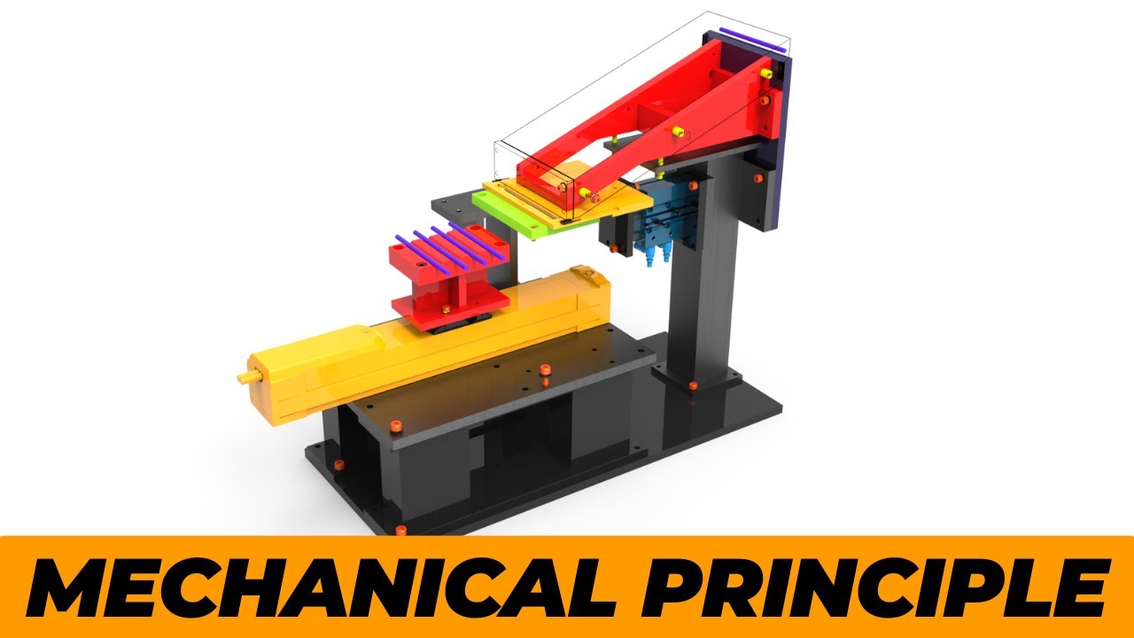 Mechanical principle - Round pin escape and carry #mechanical # ...