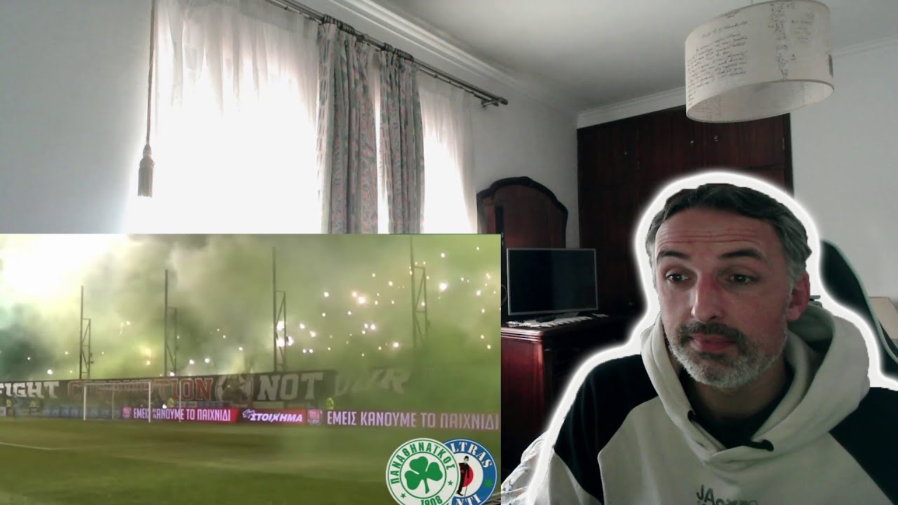 PANATHINAIKOS ULTRAS GATE 13 - BEST MOMENTS - Reaction - YouTube
