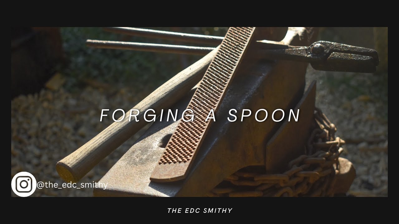 Blacksmithing | How to forge a spoon - YouTube