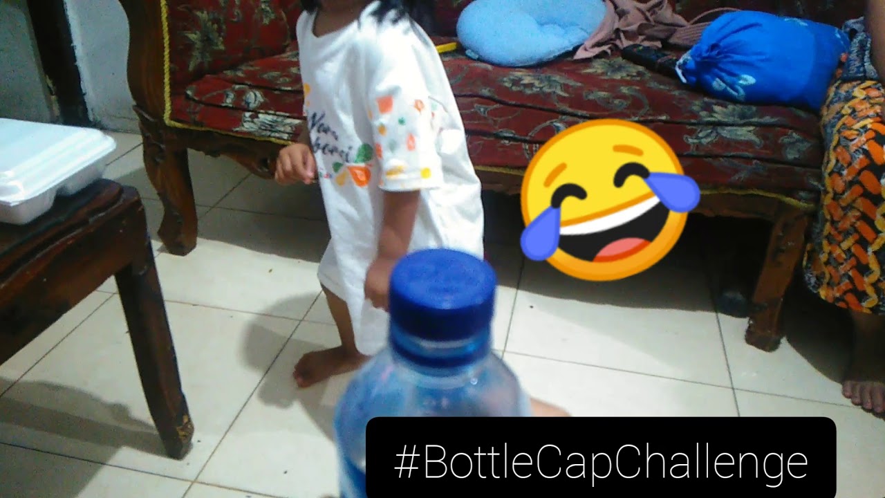 Bottle Cap Challenge Kids - YouTube