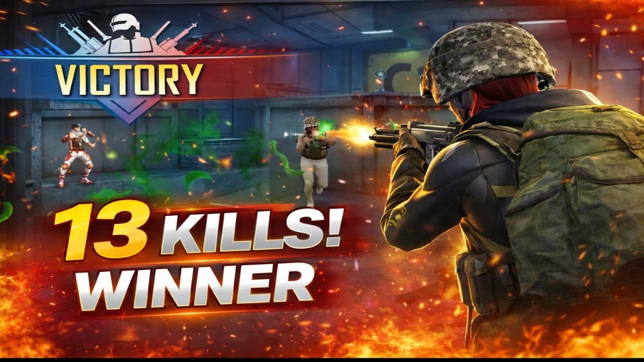 Challenge 13 kill 🔥 winner gun game 🎮 🔥bgmi game play video - YouTube